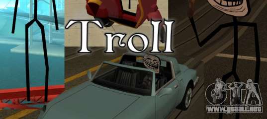 TrollFace skin para GTA San Andreas