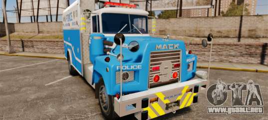 Mack R Bronx 1993 NYPD Emergency Service [ELS] para GTA 4