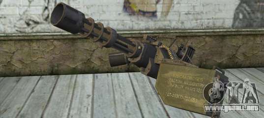Nueva Minigun para GTA San Andreas