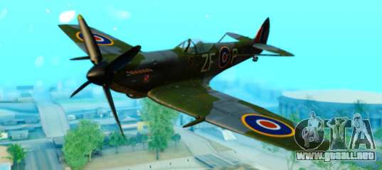 Supermarine Spitfire F MK XVI 318 SQ para GTA San Andreas
