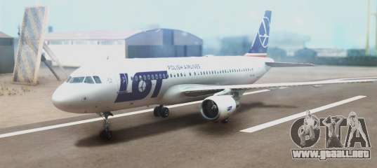 LOT Polish Airlines Airbus A320-200 (New Livery) para GTA San Andreas