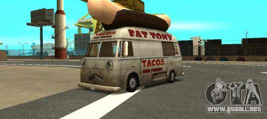 HotDog Fat Tony Tacos Tining 4X4 para GTA San Andreas