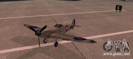 Rustler - Spitfire MK1 para GTA San Andreas