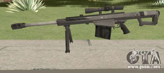 BARRETT XM109 Carbon Fiber (.25mm) para GTA San Andreas