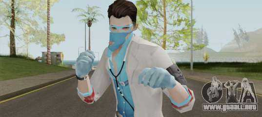ROS Mad Doctor Skin para GTA San Andreas