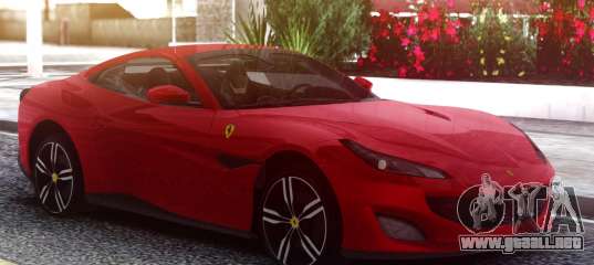 Ferrari Portofino 2018 Red para GTA San Andreas