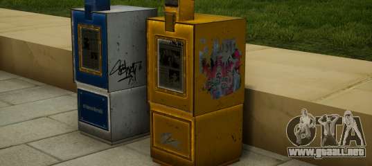 Zen Newspapers Stands para GTA San Andreas Definitive Edition