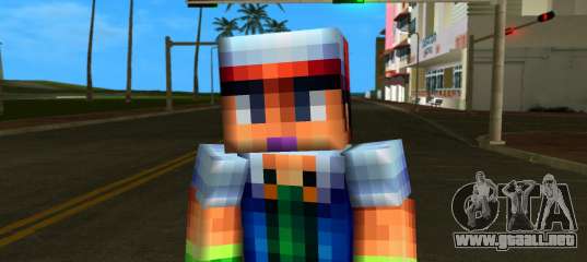 Steve Body Esh Ketchum para GTA Vice City