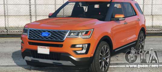 Ford Explorer Vivid Tangelo [Add-On] para GTA 5
