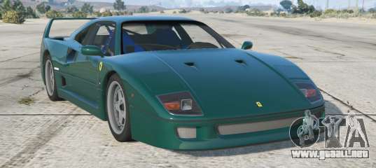 Ferrari F40 Deep Jungle Green [Add-On] para GTA 5